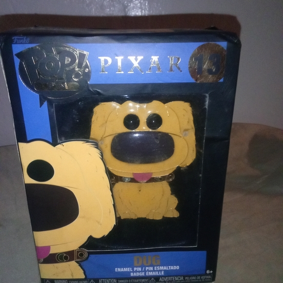 Funko | Other | Funko Pop Dug Enamel Pin Yellow | Poshmark